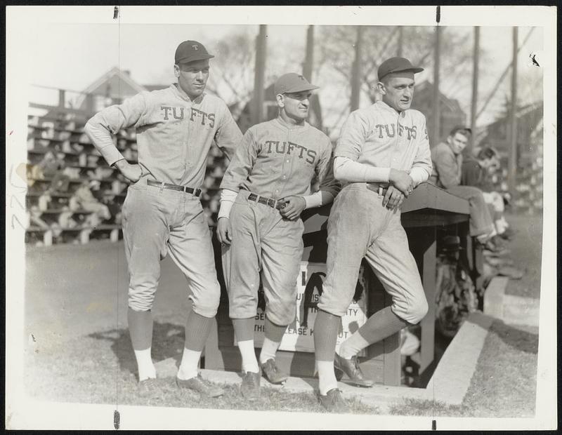 The three Tony's on Tufts team. Left to right: Tony Radvilas, Stoughton ...