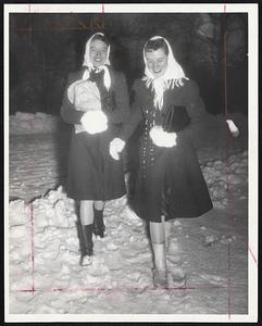 Shuffling, Sliding, Smiling, these young women made their way home ...