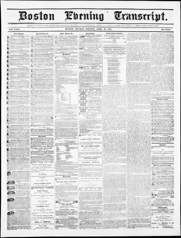 Boston Evening Transcript - Digital Commonwealth
