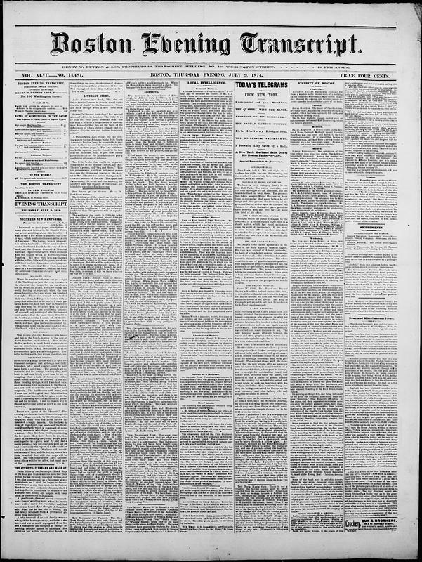 Boston Evening Transcript - Digital Commonwealth