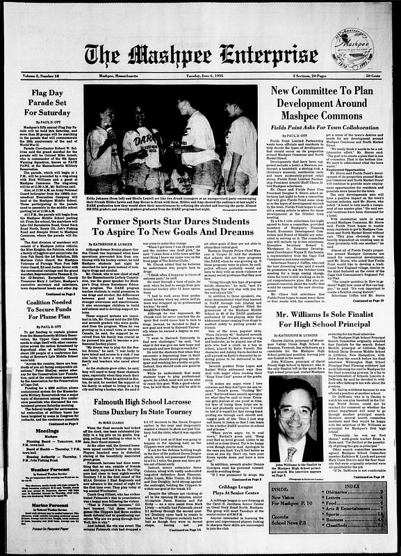 The Mashpee Enterprise. June 06, 1995 - Digital Commonwealth