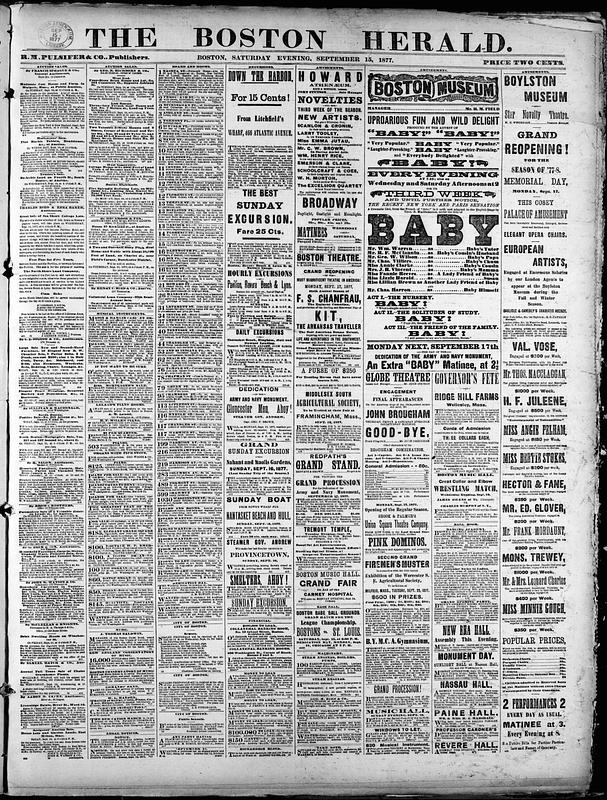 The Boston Herald. September 15, 1877 - Digital Commonwealth