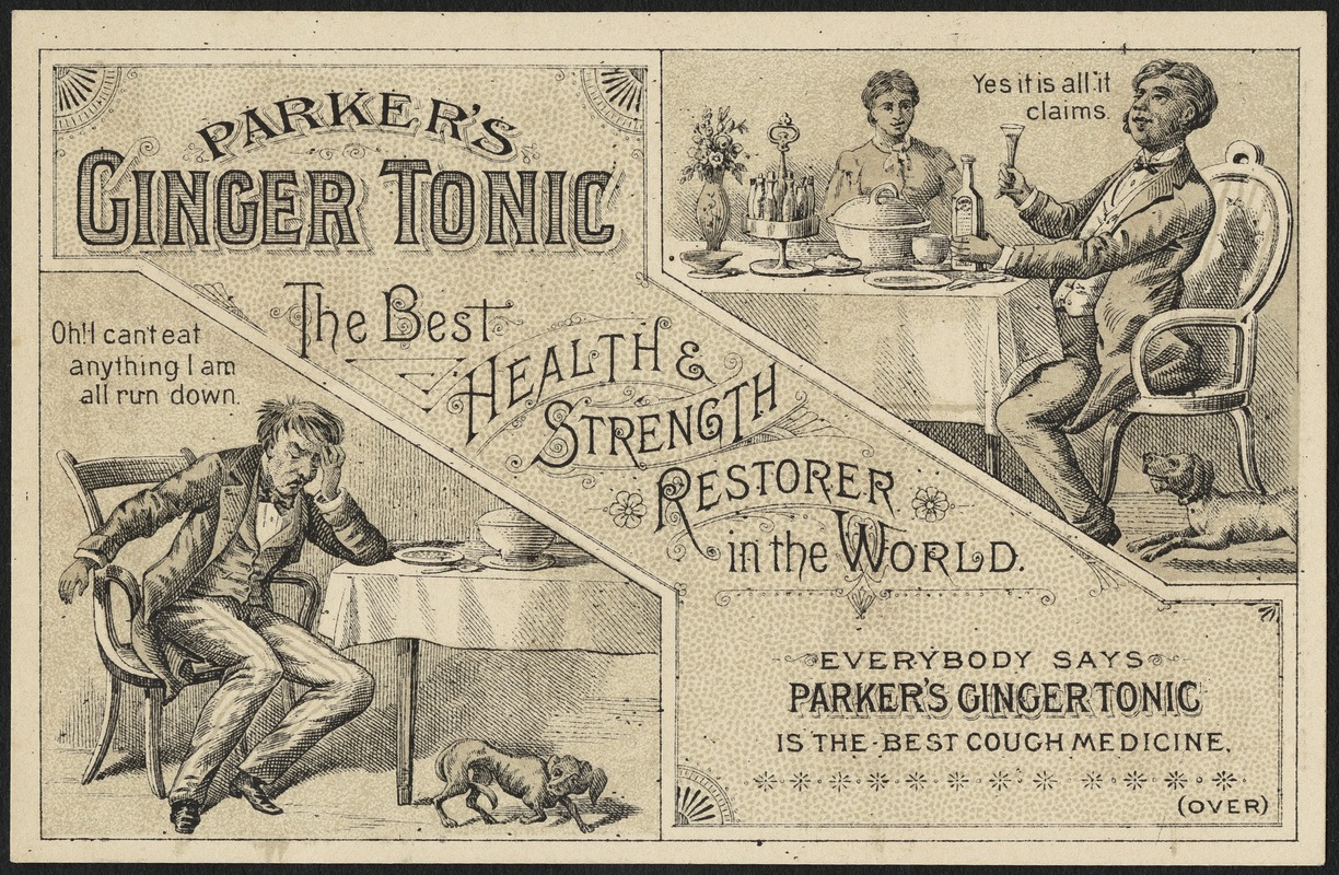 Parker's Ginger Tonic - the best health & strength restorer in the ...