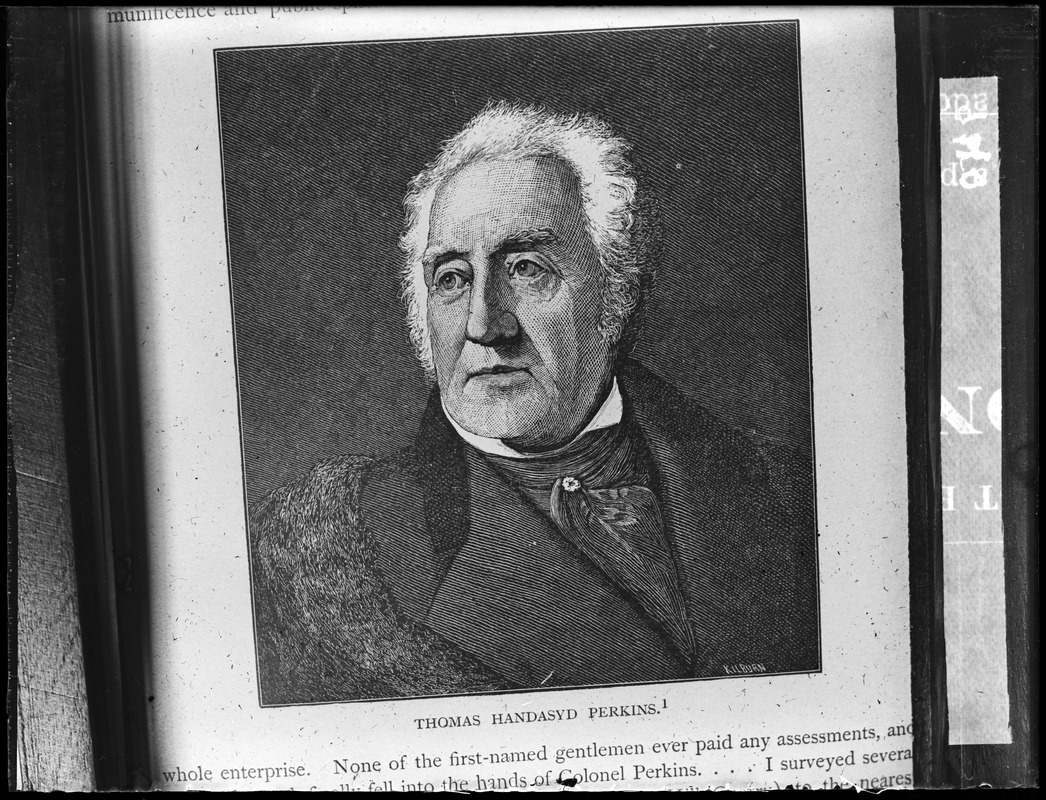 Thomas Handasyde Perkins first president of Granite Railway - Digital ...