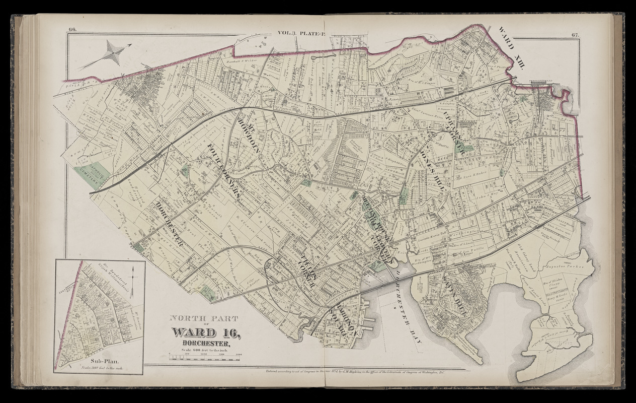 Atlas of the county of Suffolk, Massachusetts : vol. 3rd including ...