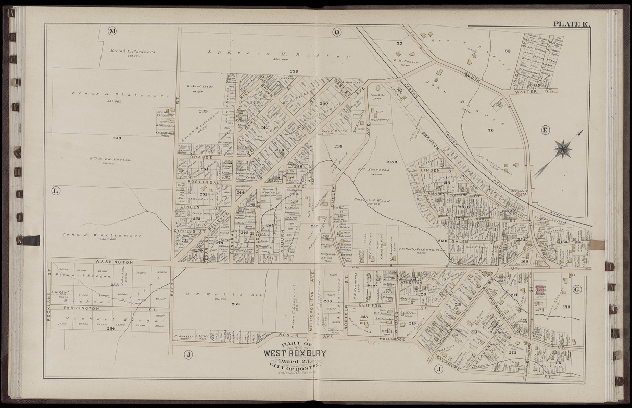 Atlas of the city of Boston : West Roxbury : volume five : from actual ...