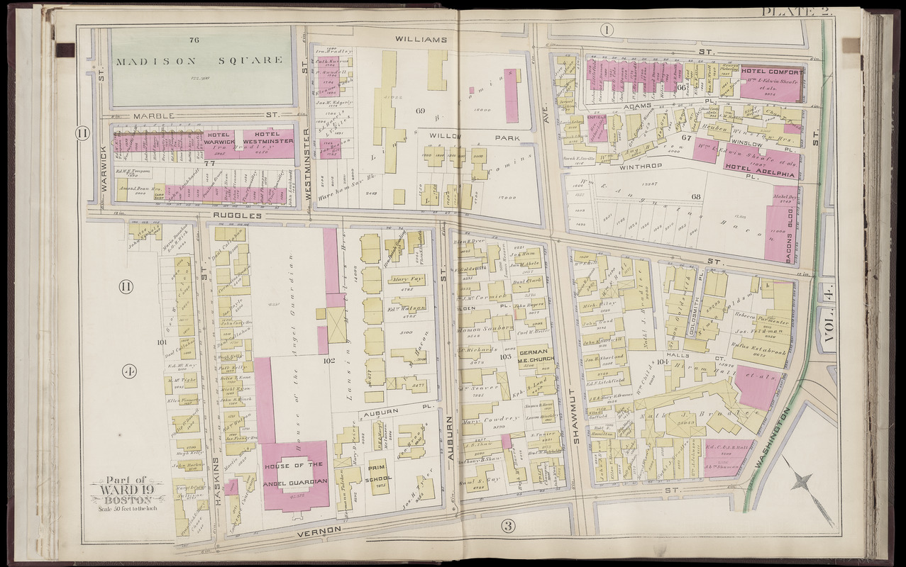 Atlas of the city of Boston : Roxbury, Mass. : volume three : from ...