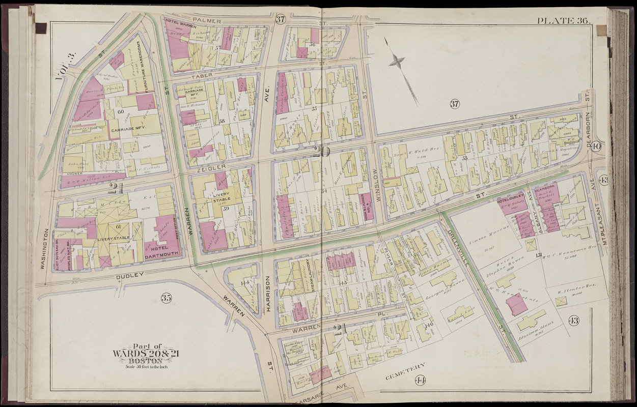 Atlas of the city of Boston : Roxbury, Mass. : volume four : from ...