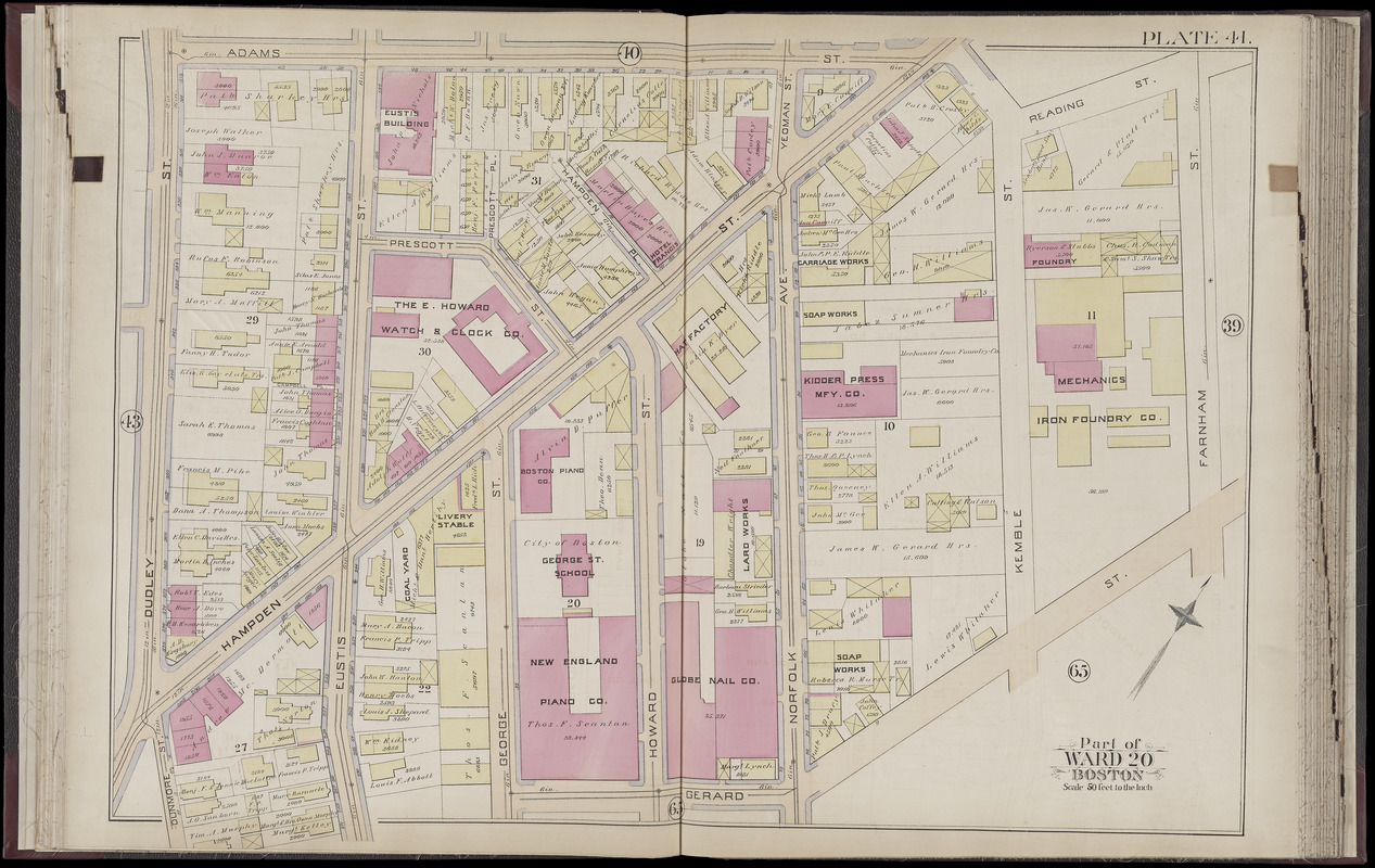 Atlas of the city of Boston : Roxbury, Mass. : volume four : from ...