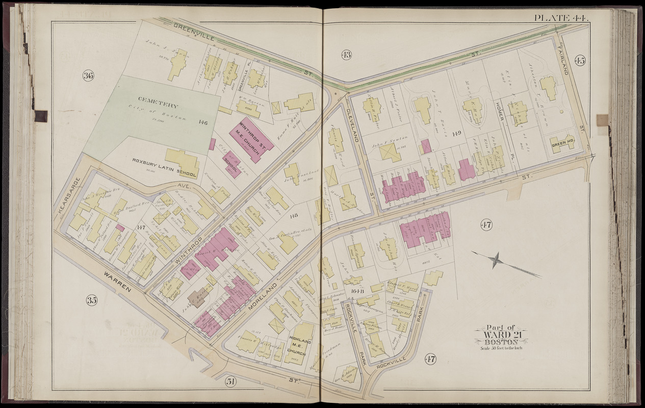 Atlas of the city of Boston : Roxbury, Mass. : volume four : from ...