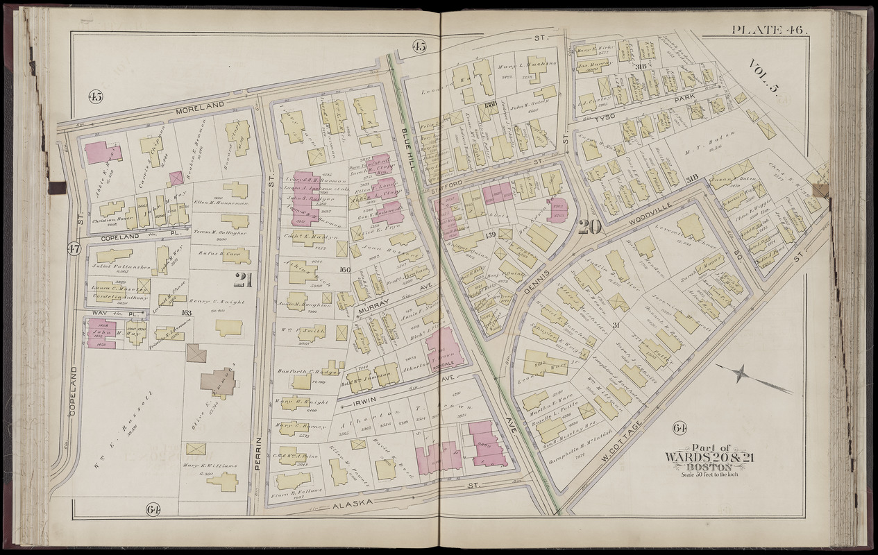 Atlas of the city of Boston : Roxbury, Mass. : volume four : from ...
