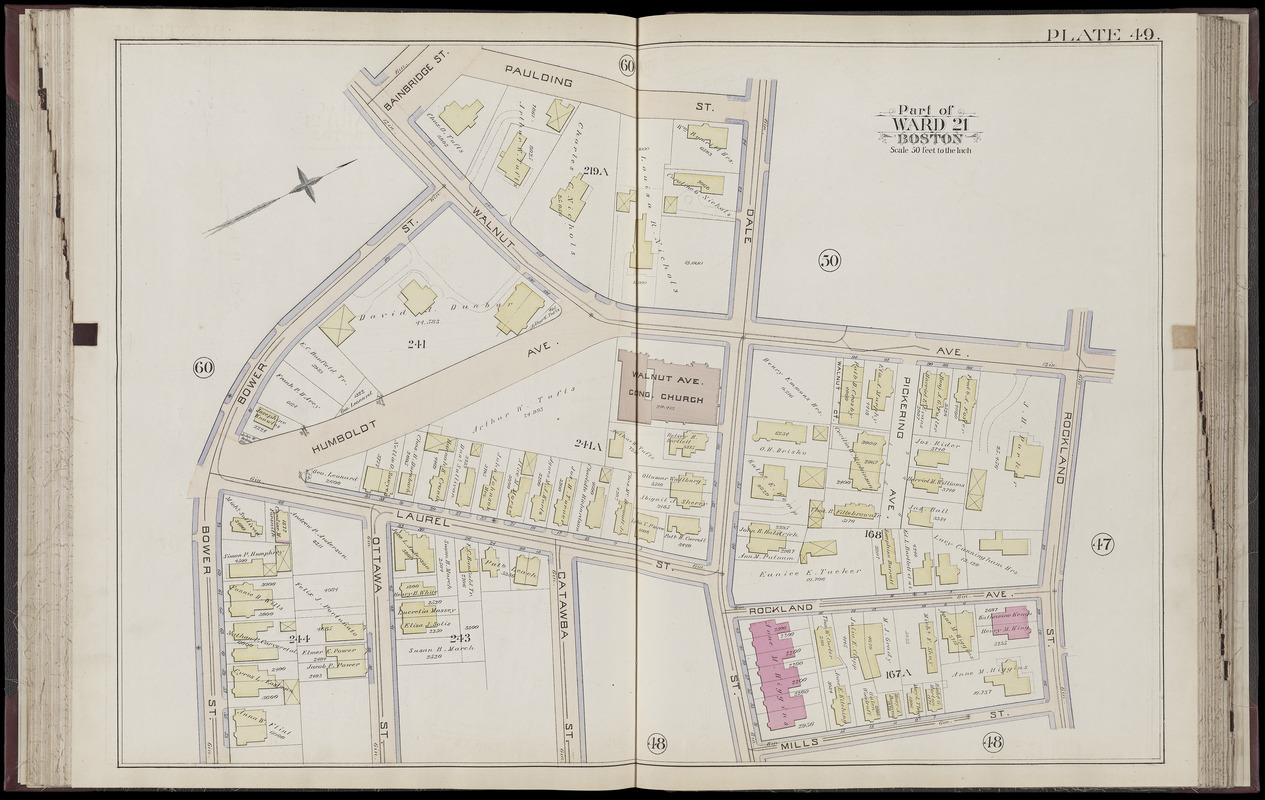 Atlas of the city of Boston : Roxbury, Mass. : volume four : from ...