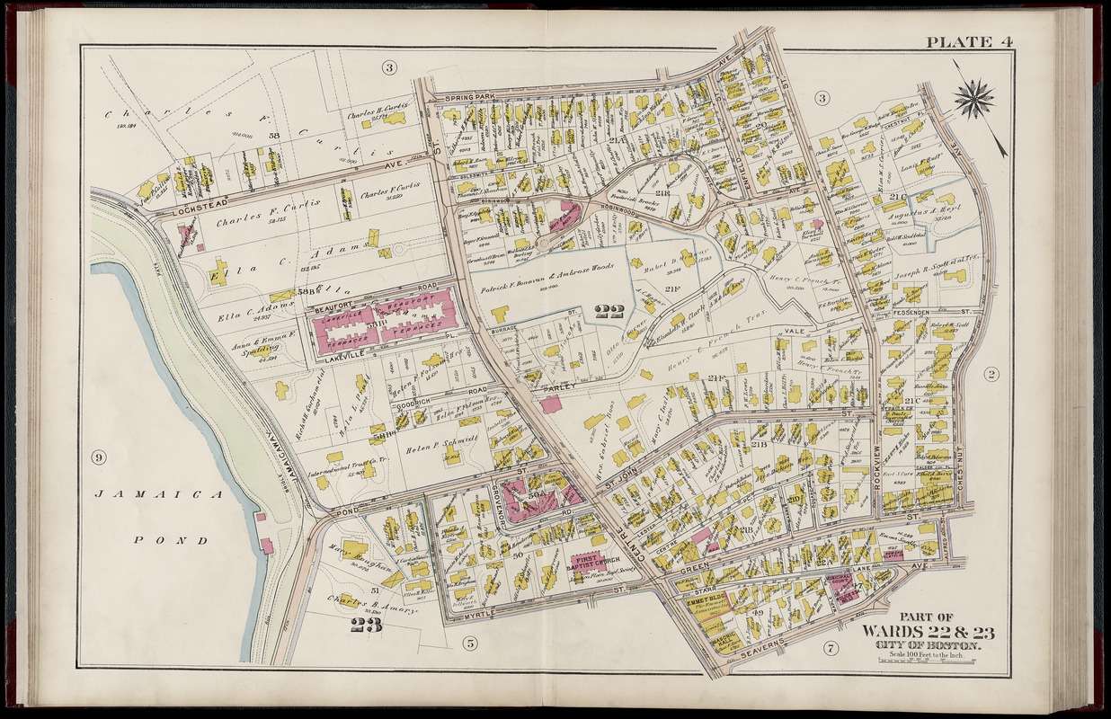 Atlas of the city of Boston, West Roxbury : from actual surveys and ...