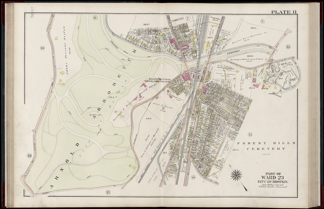 Atlas of the city of Boston, West Roxbury : from actual surveys and ...