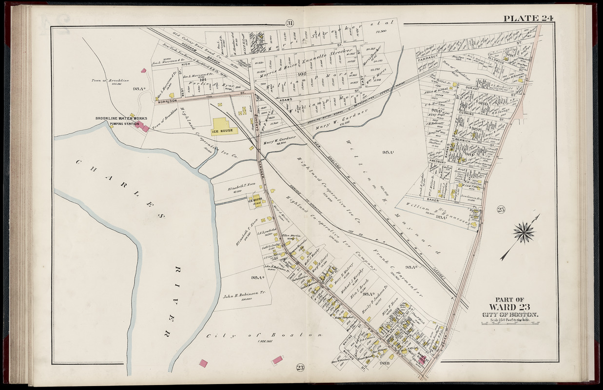 Atlas of the city of Boston, West Roxbury : from actual surveys and ...