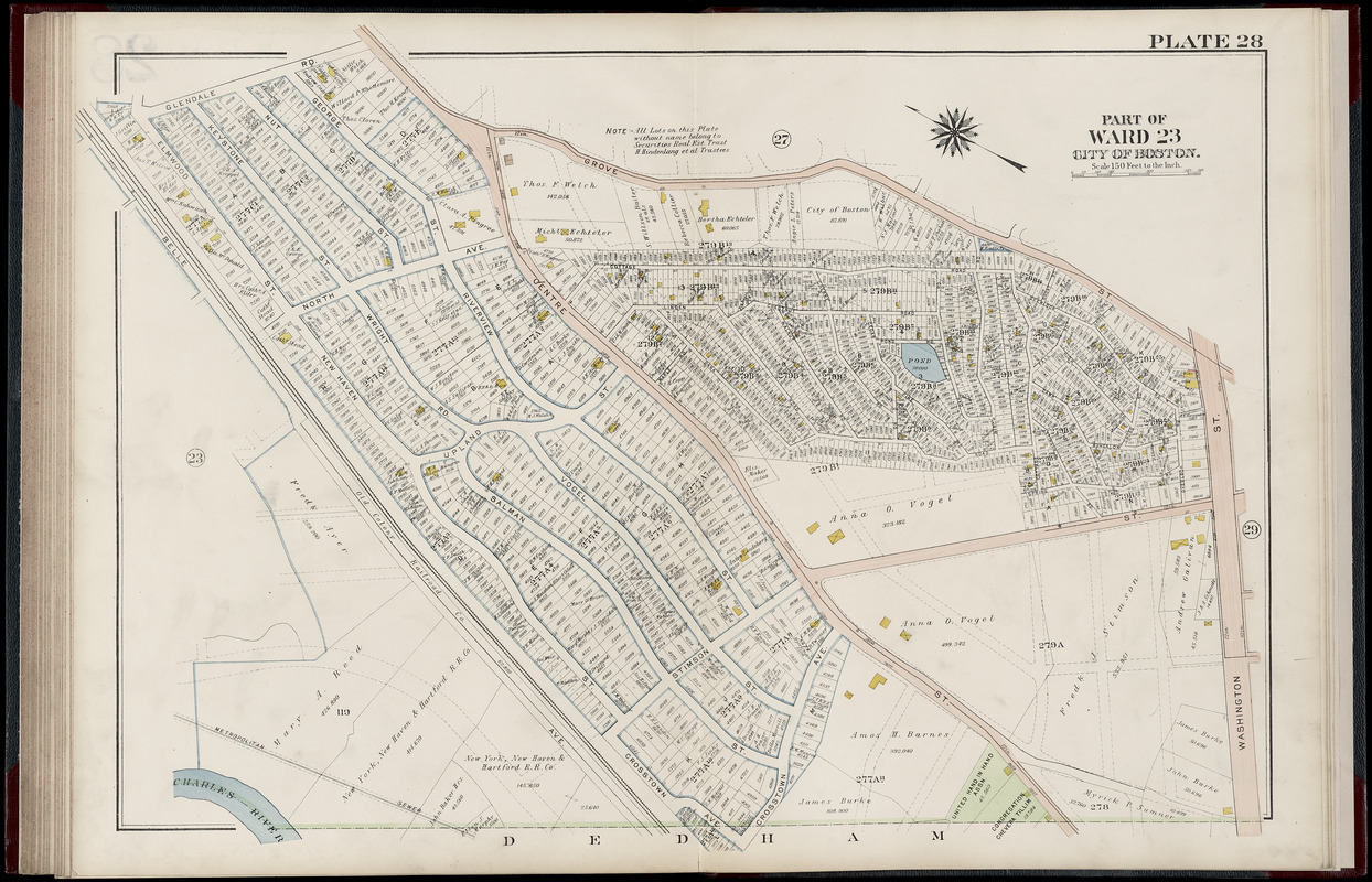 Atlas of the city of Boston, West Roxbury : from actual surveys and ...