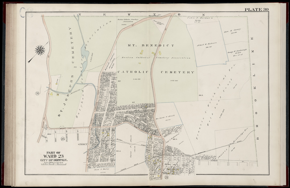 Atlas of the city of Boston, West Roxbury : from actual surveys and ...