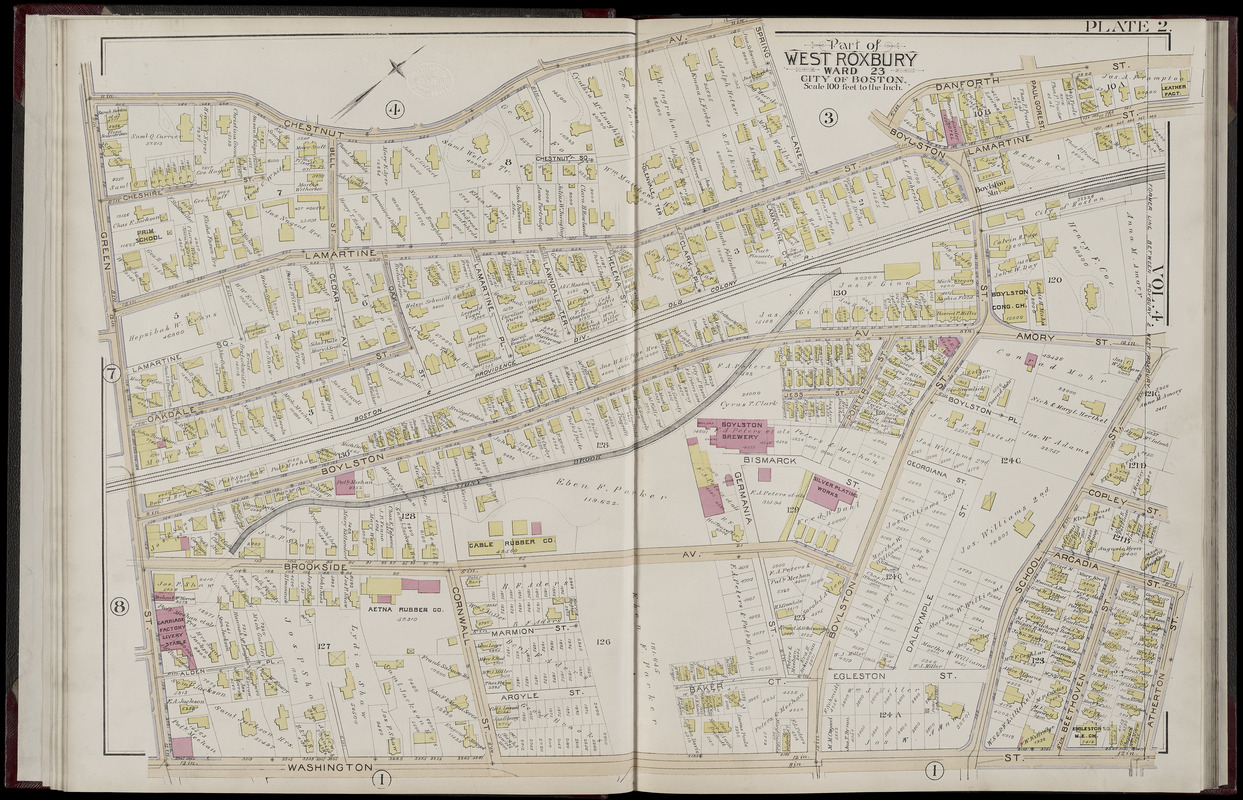Atlas of the city of Boston, West Roxbury, Mass., volume six : from ...