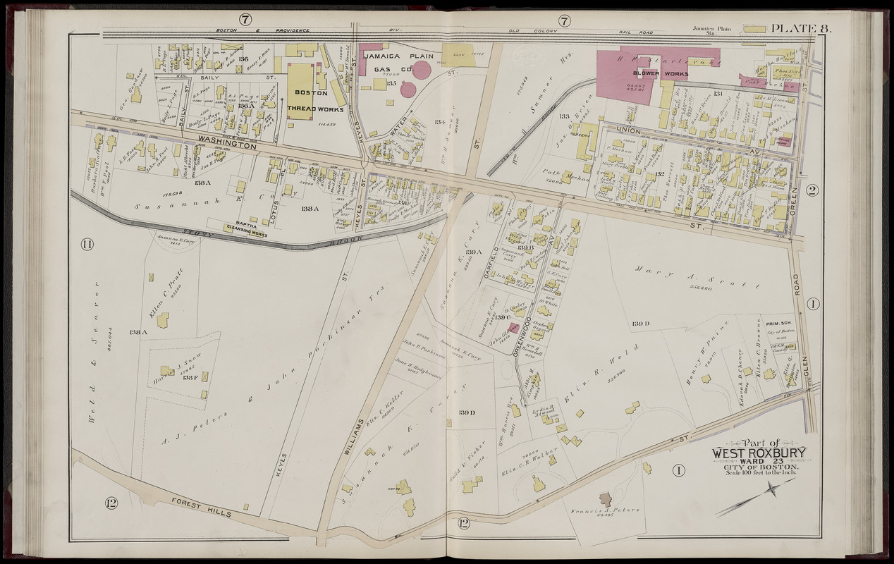 Atlas of the city of Boston, West Roxbury, Mass., volume six : from ...