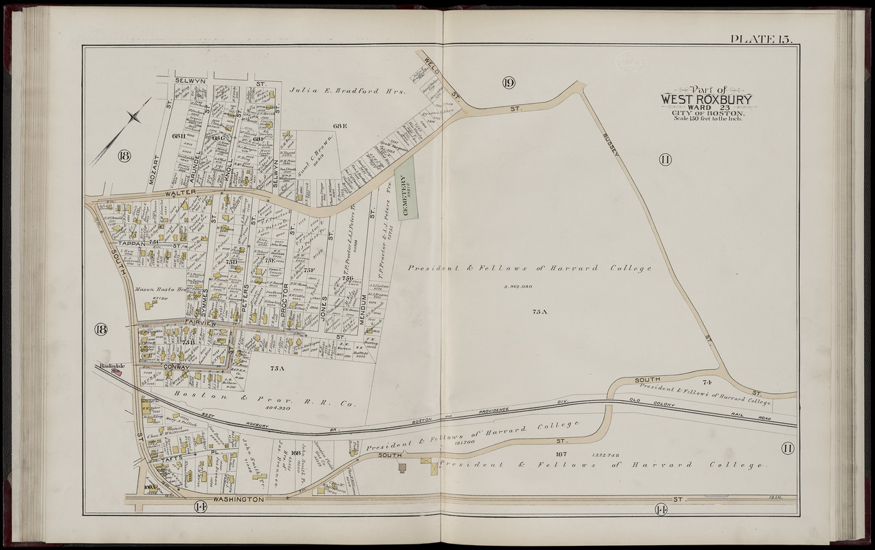 Atlas of the city of Boston, West Roxbury, Mass., volume six : from ...