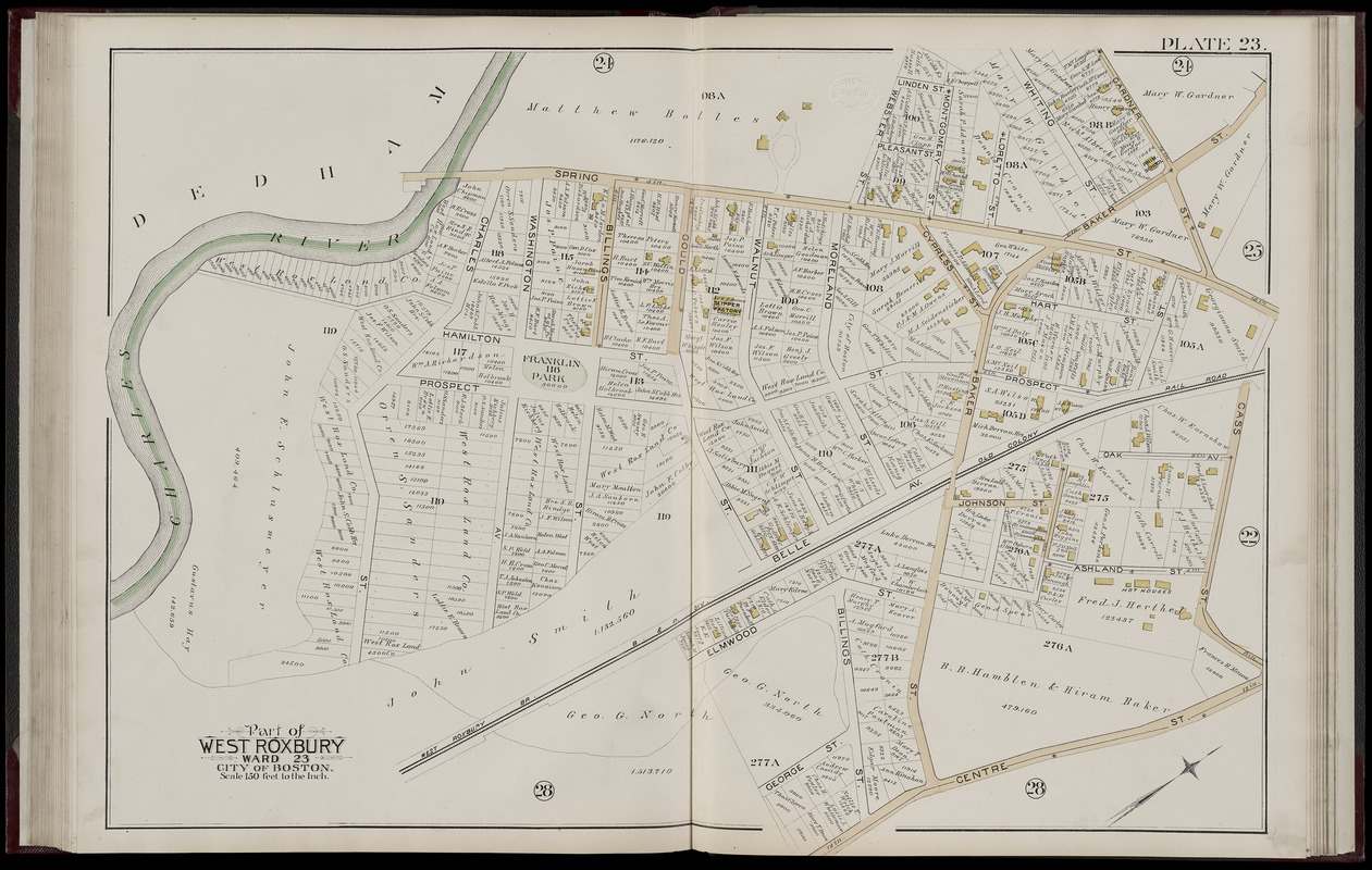 Atlas of the city of Boston, West Roxbury, Mass., volume six : from ...
