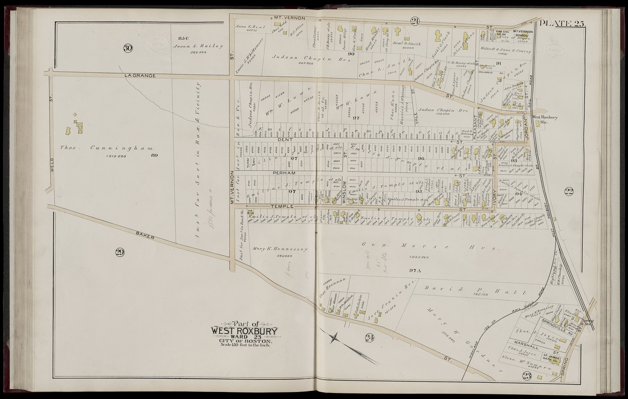 Atlas of the city of Boston, West Roxbury, Mass., volume six : from ...