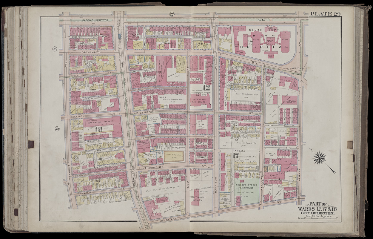 Atlas of the city of Boston, Boston proper and Back Bay : from actual ...