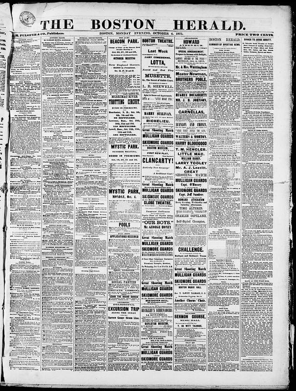 The Boston Herald. October 04, 1875 - Digital Commonwealth