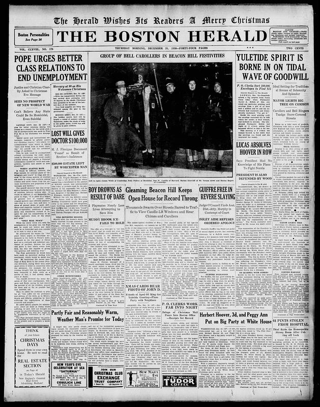 Boston Herald. December 25, 1930 - Digital Commonwealth