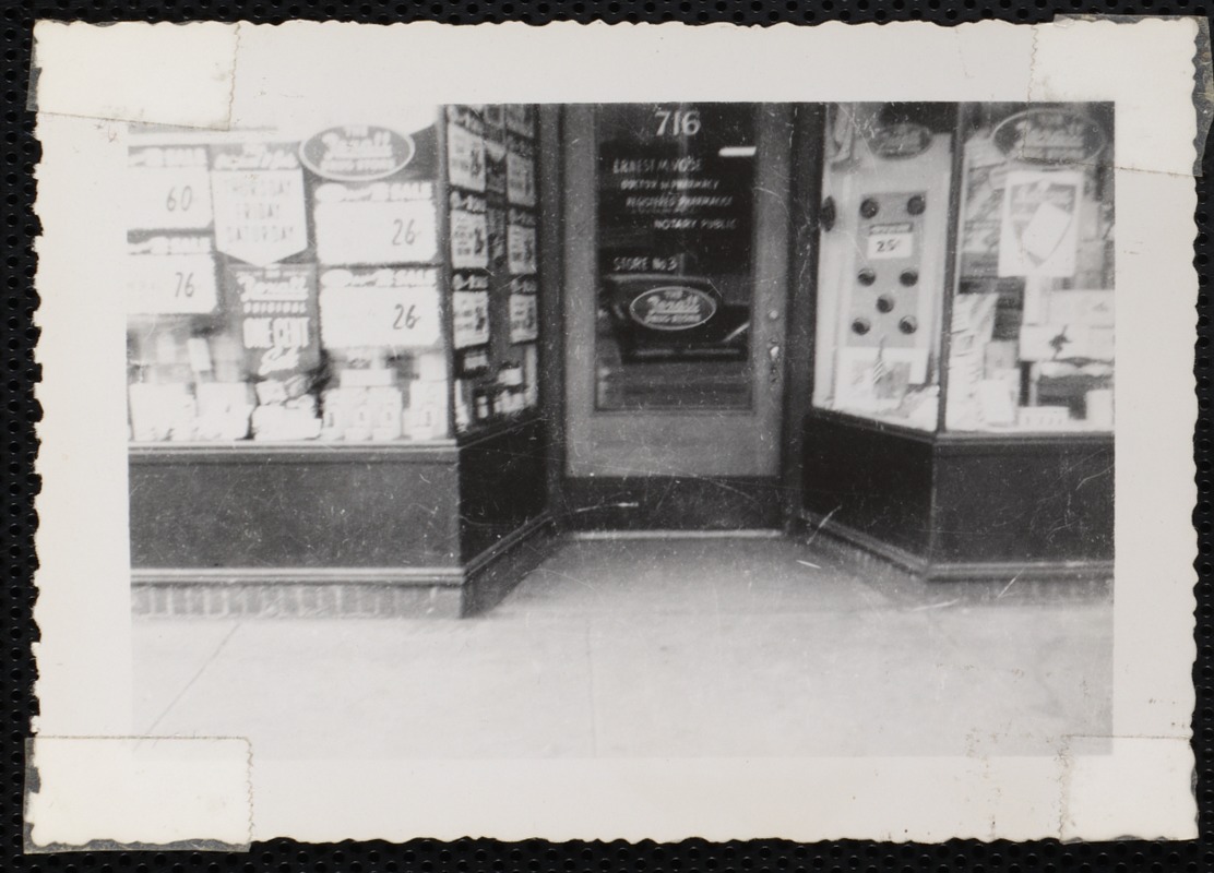 Rexall Drugs, store #3, exterior - Digital Commonwealth