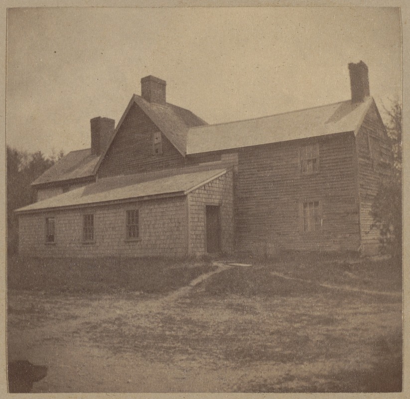 Rear of Browne House. - Digital Commonwealth