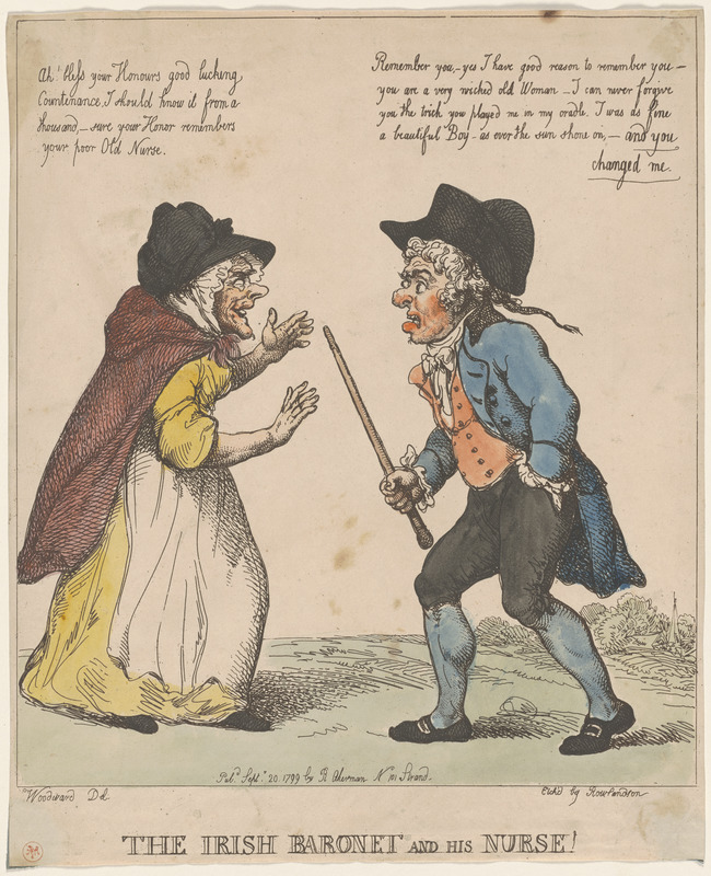 The Irish baronet and his nurse! - Digital Commonwealth