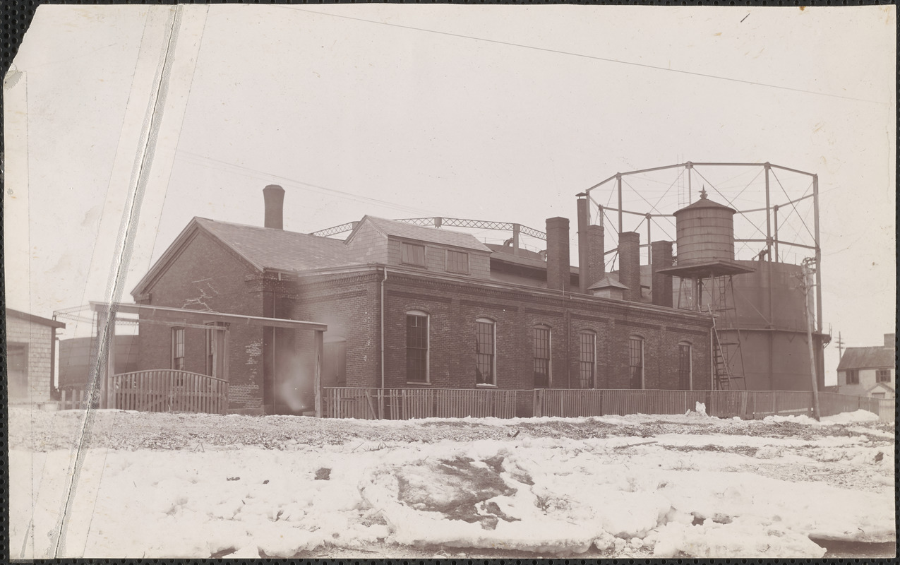 Gas house, 1909 - Digital Commonwealth