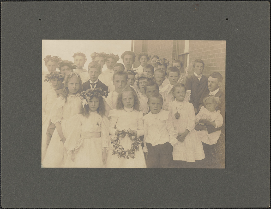 Plains School, June 1899 - Digital Commonwealth