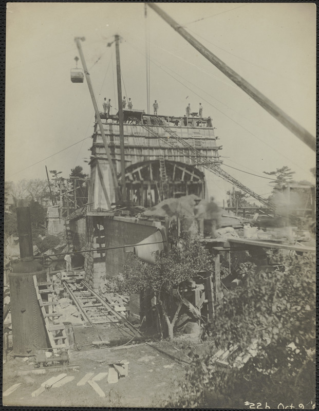 Chain Bridge Construction - Digital Commonwealth