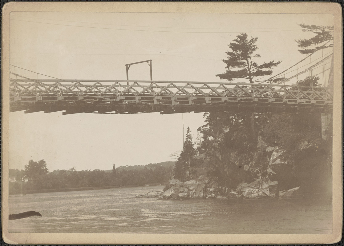 Old Chain Bridge, Amesbury, Mass. - Digital Commonwealth