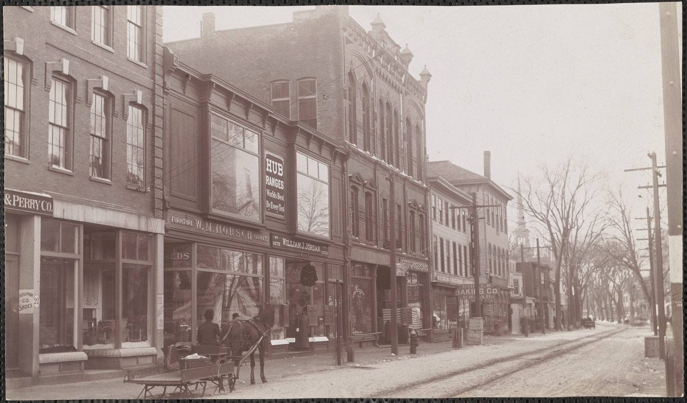 Pleasant St. head of Inn St. - Digital Commonwealth