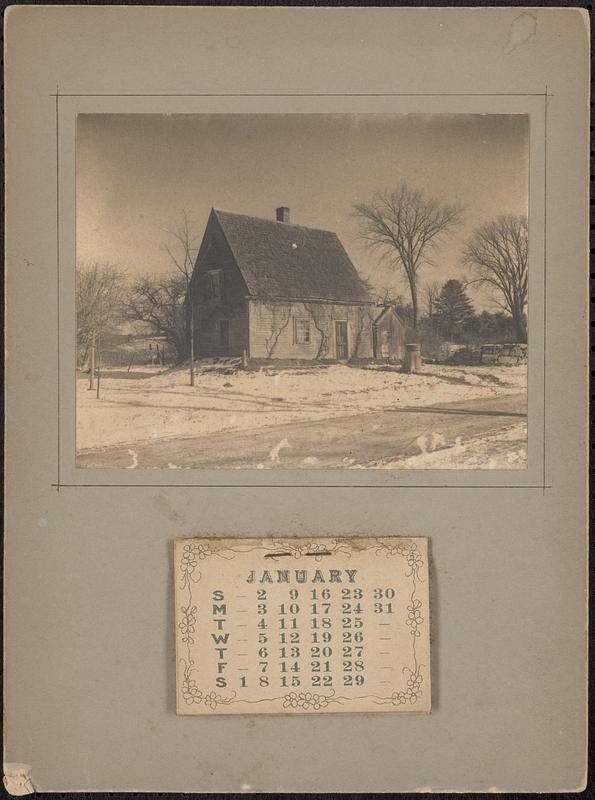 Peak House calendar - Digital Commonwealth