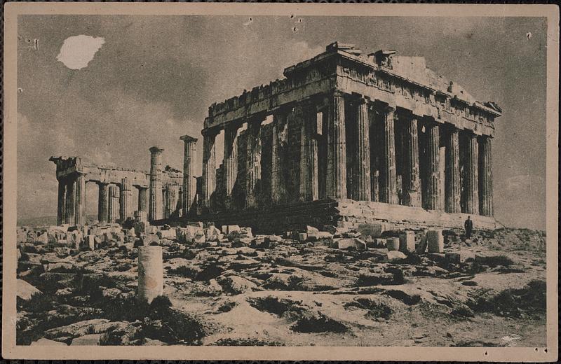 Veduta generale del Partenone (Atene) = Vue générale du Parthénon ...