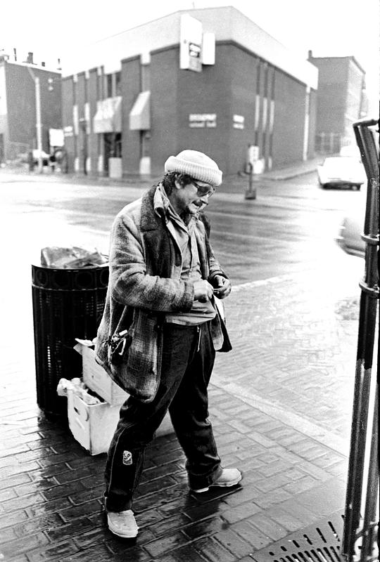 Homeless man who lived in crypt - Digital Commonwealth