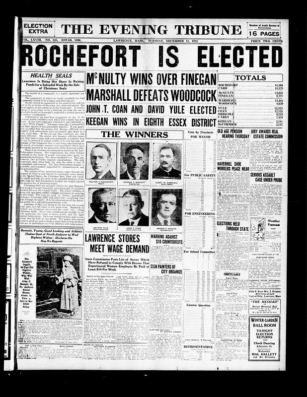 The Evening Tribune. December 11, 1923 - Digital Commonwealth