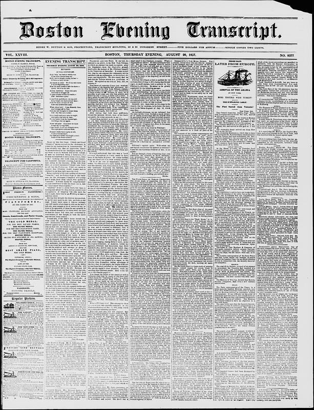 Boston Evening Transcript - Digital Commonwealth