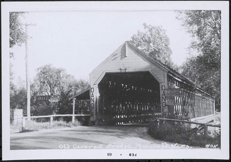 Pepperell Covered Bridge - Digital Commonwealth