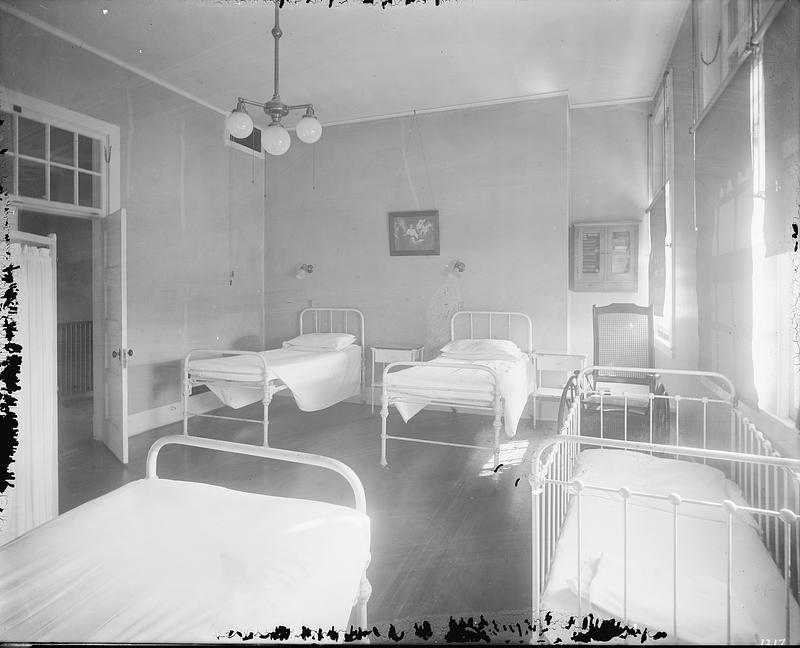 Ward in Ludlow Hospital - Digital Commonwealth