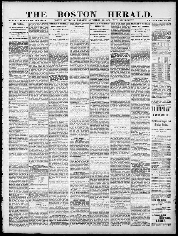The Boston Herald. November 29, 1879 - Digital Commonwealth
