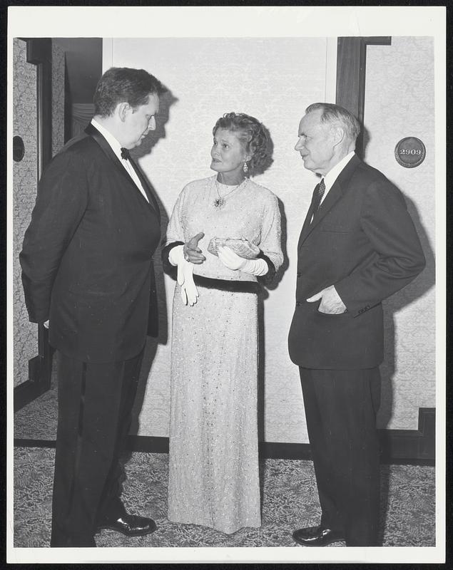 L to R. Cleveland Amory. Mrs. Joy Adamson. Ernest Henderson. - Digital ...