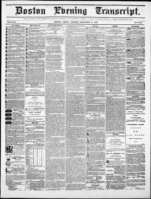Boston Evening Transcript - Digital Commonwealth