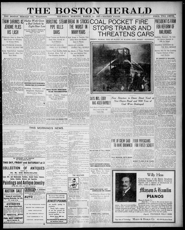 The Boston Herald. March 14, 1907 - Digital Commonwealth