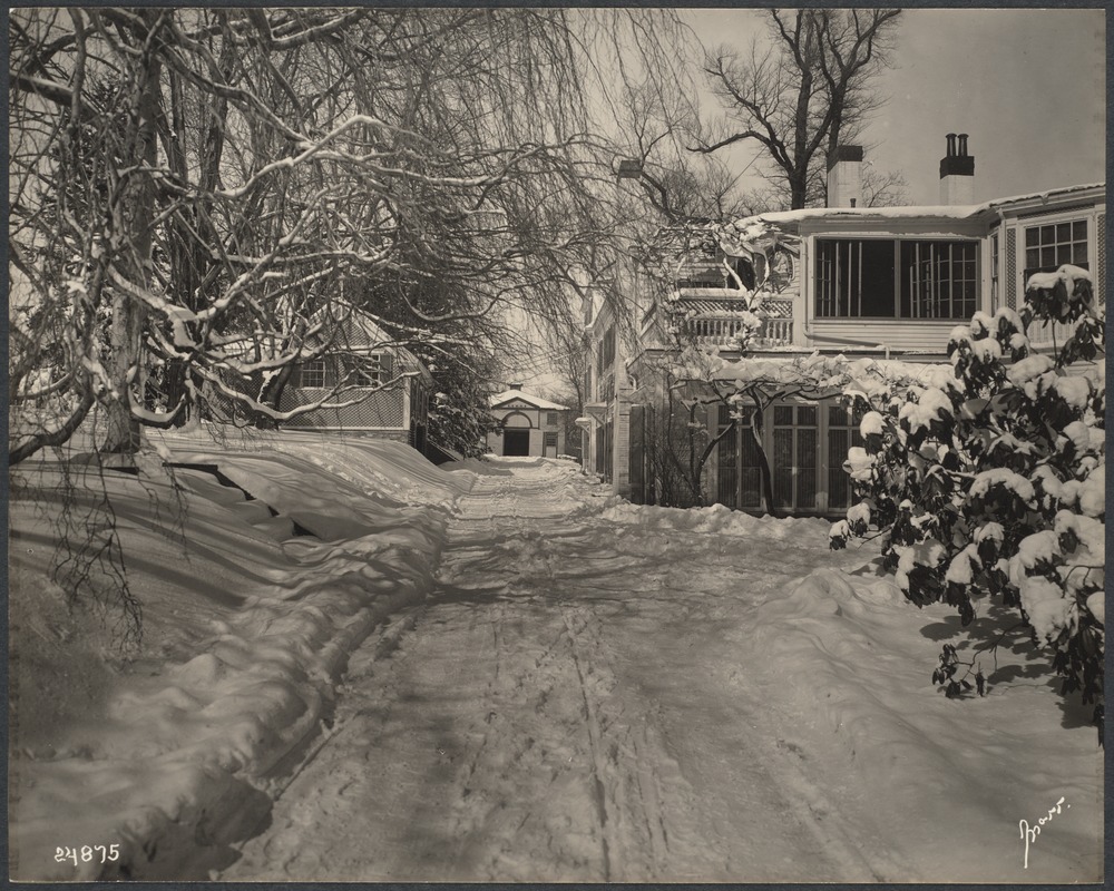 John L. Gardner estate (rear), Warren St. - Digital Commonwealth