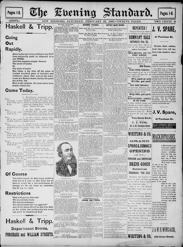 Evening Standard. February 25, 1893 - Digital Commonwealth